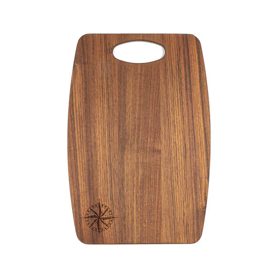 Teak Bread Board (Compass) - Noah's Marine