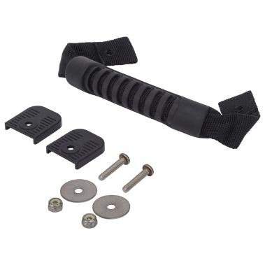 Black Nylon Webbing Handle With End Caps - 10" C-To-C Kit - Noah's Marine
