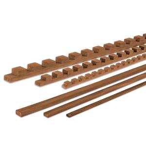 Teak Grating Frame 1-3/4" X 1/2"X 4' - Noah's Marine